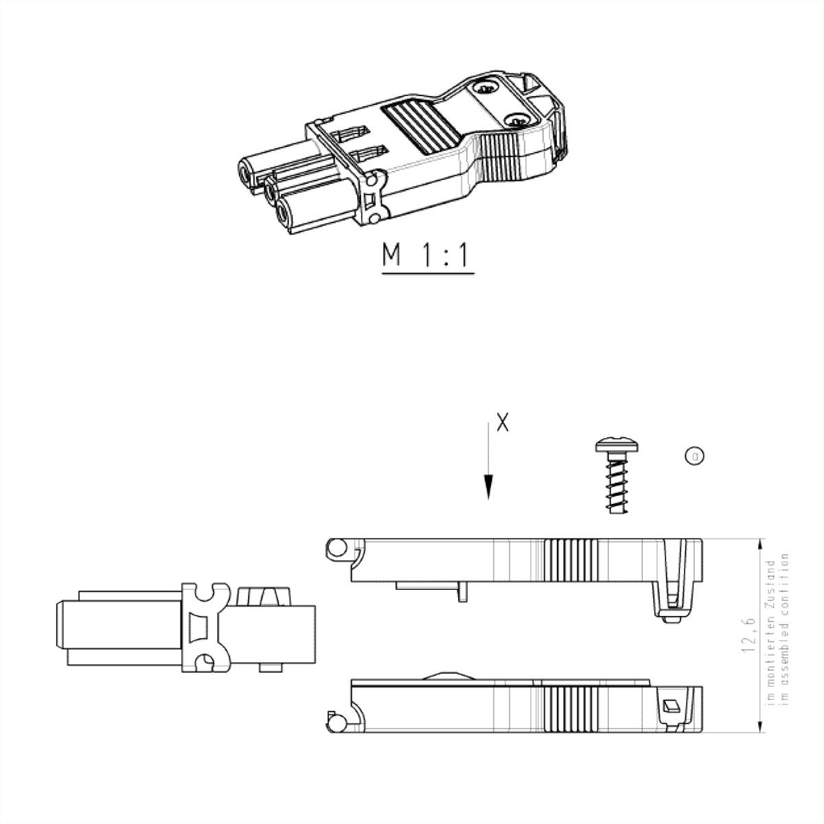 Buy Bachmann 375.514 Double pole connector White | Conrad Electronic