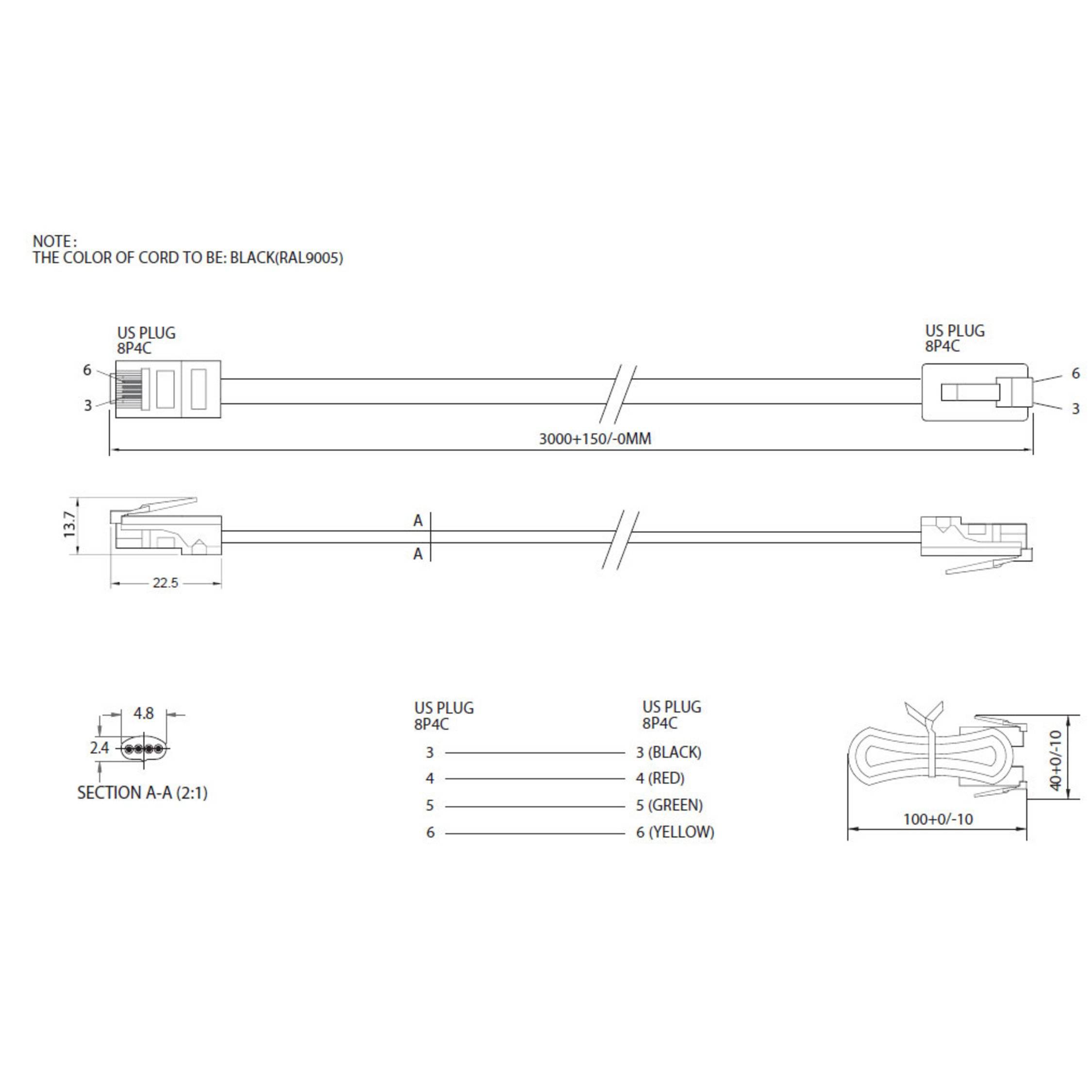 Buy Shiverpeaks Western Cable [1x RJ45 8p4c plug - 1x RJ45 8p4c plug ...