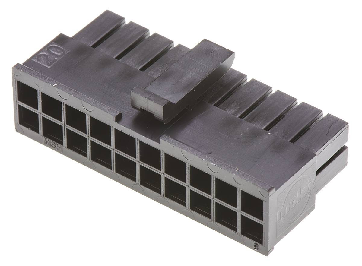 Buy Molex Socket enclosure - cable Total number of pins 20 Contact ...