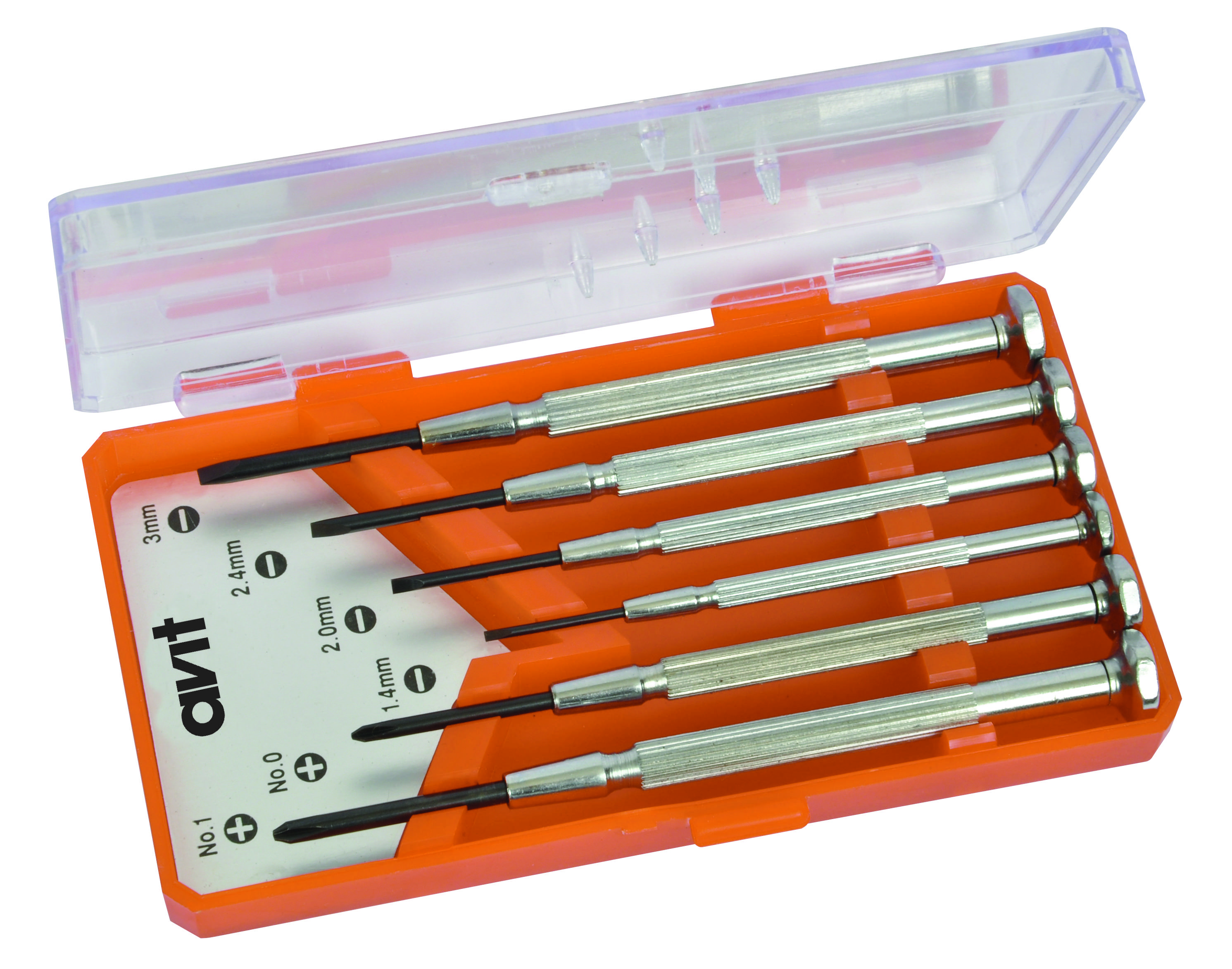 Buy AVIT AV05010 Electrical & precision engineering Screwdriver set 6-piece Slot, Phillips ...