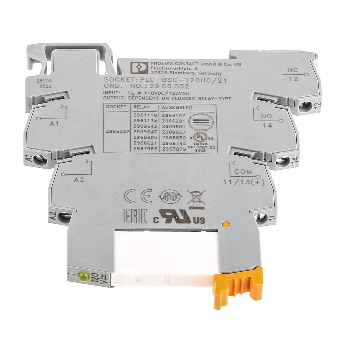 Buy Relay Module PLC-RSC-120UC/21 2966197 Phoenix Contact | Conrad ...