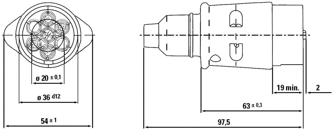 Buy SecoRüt 20115 7 Pin Metal Connecor | Conrad Electronic