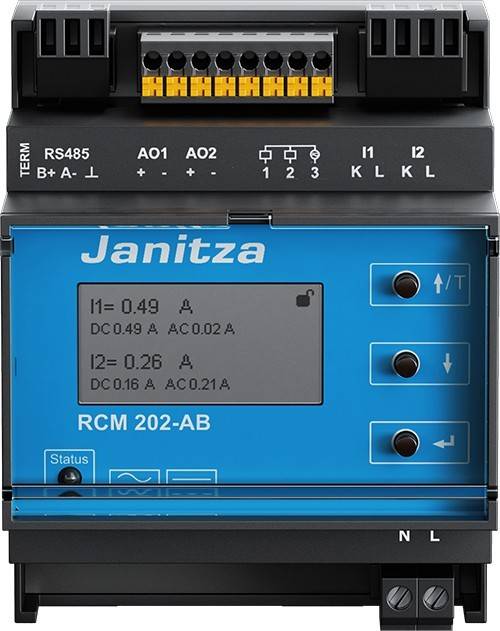 Buy Janitza RCM 202-AB Digital rail-mount meter | Conrad Electronic
