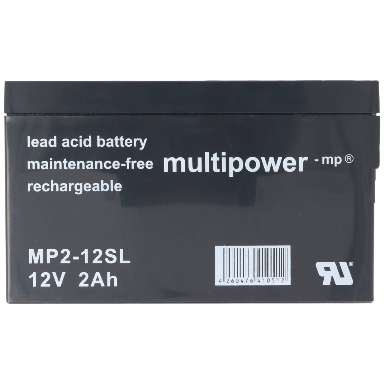 Buy multipower MP2-12SL MP2-12SL VRLA 12 V 2 Ah AGM (W x H x D) 148 x ...