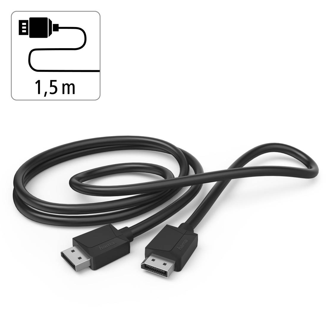 Buy Hama DisplayPort Cable DisplayPort plug, DisplayPort plug 1.50 m ...