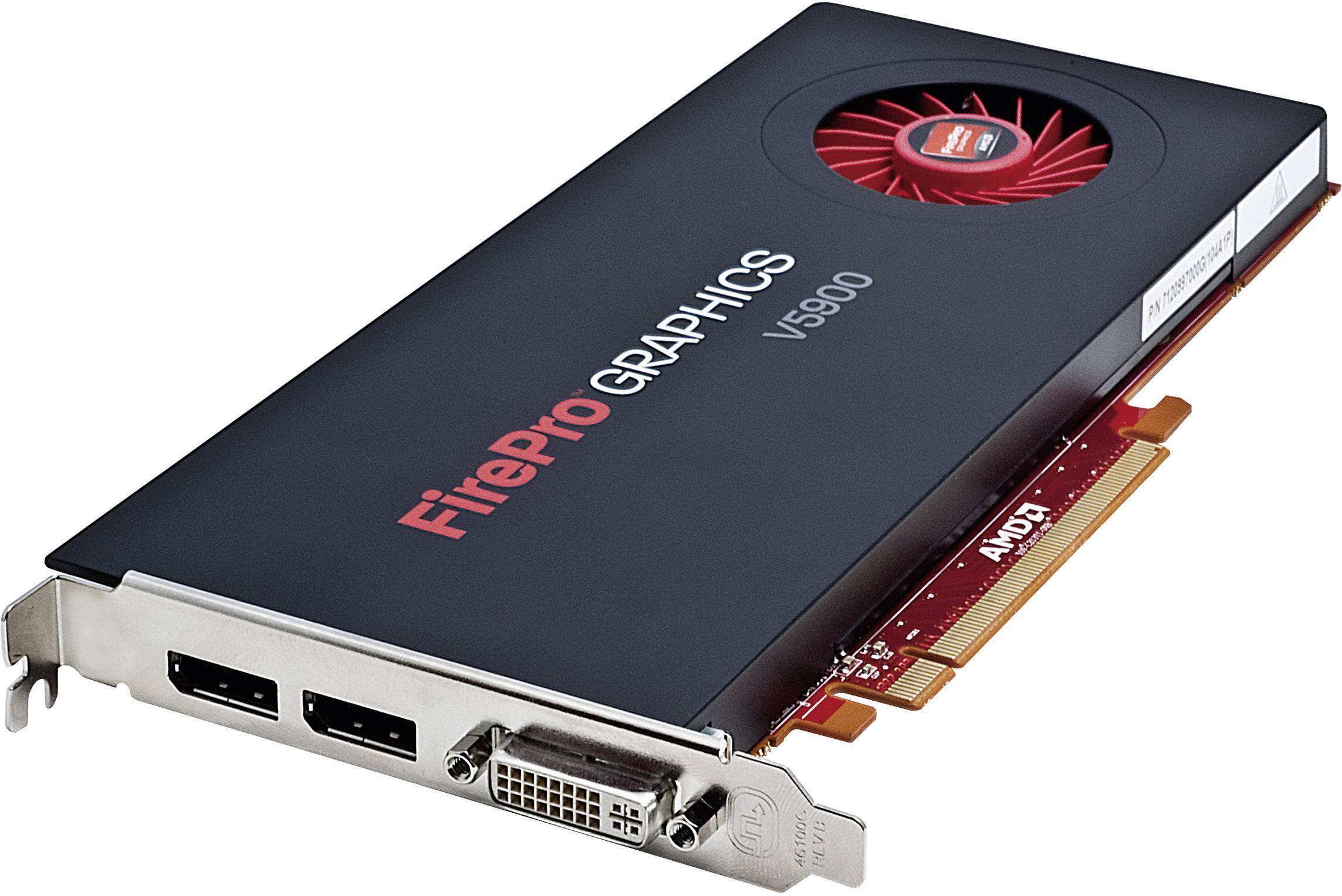 Workstation graphics card AMD Fire Pro V5900 2048 MB GDDR5 RAM PCIe x16 ...
