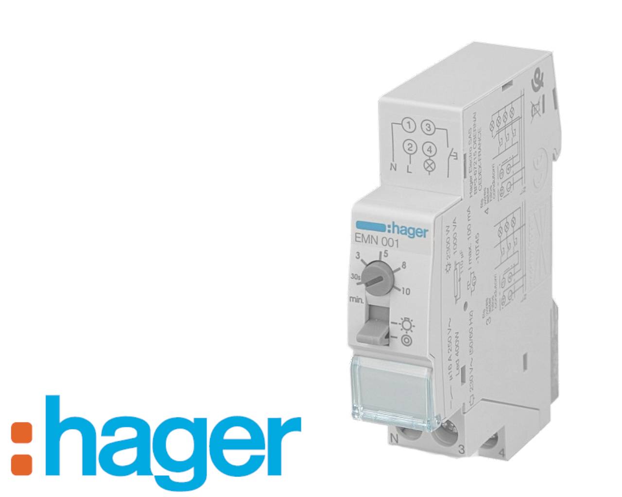 Buy Hager EMN001 TDR DIN rail 230 V | Conrad Electronic