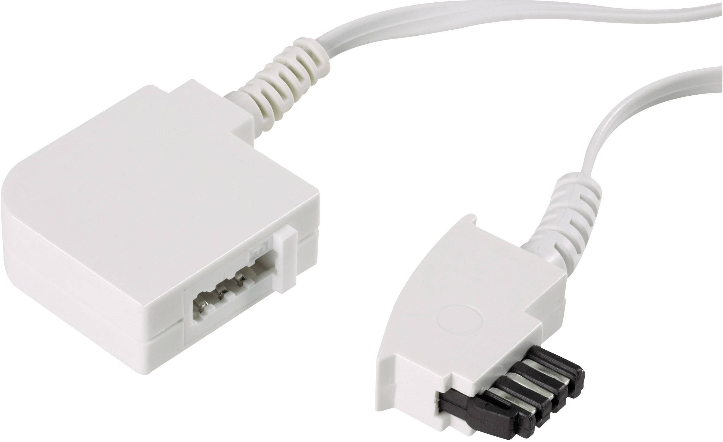 Buy Basetech Phone Cable extension [1x TAE-F plug - 1x TAE-F connector ...