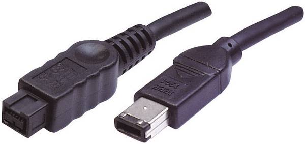 Digitus FireWire Cable [1x Firewire (800) plug 9-pin - 1x Firewire (400 ...