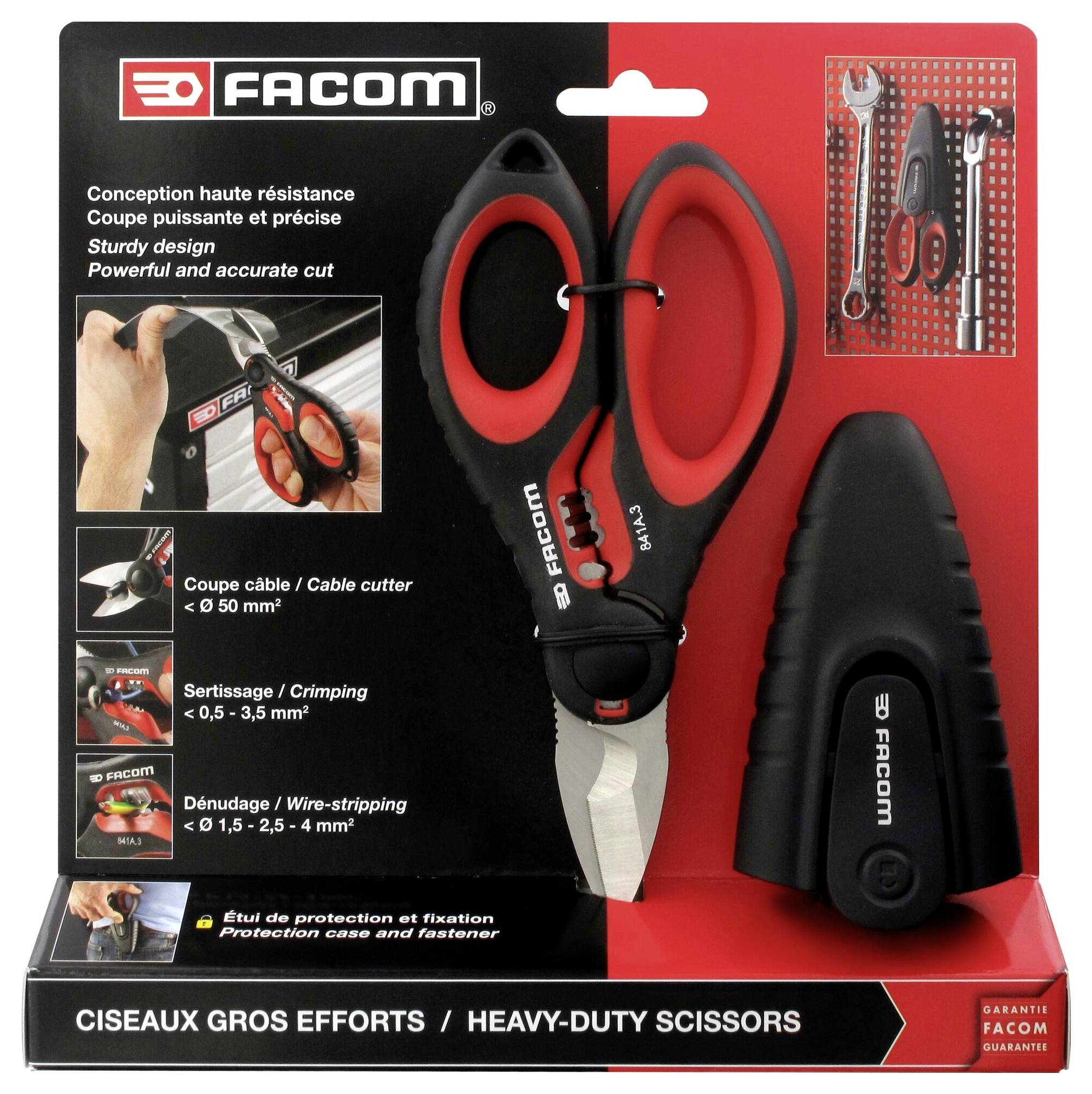 Facom Ciseaux haute performance 841.A.3PB Facom 841A.3PB - Conrad ...