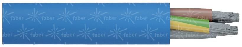 Faber Kabel 050499 Câble moteur 4 x 1.5 mm² bleu Marchandise vendue au ...