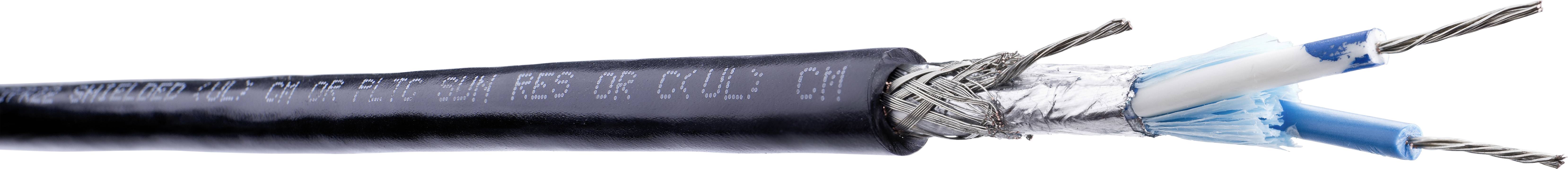 Belden Câble de données 2 x 0.36 mm² noir 3105A.00152 Marchandise ...