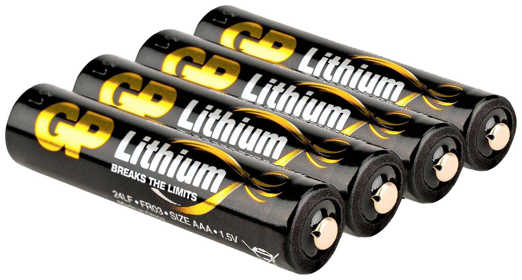 GP Batteries GP24LF359C4 Pile LR3 (AAA) lithium 1.5 V 4 pc(s ...