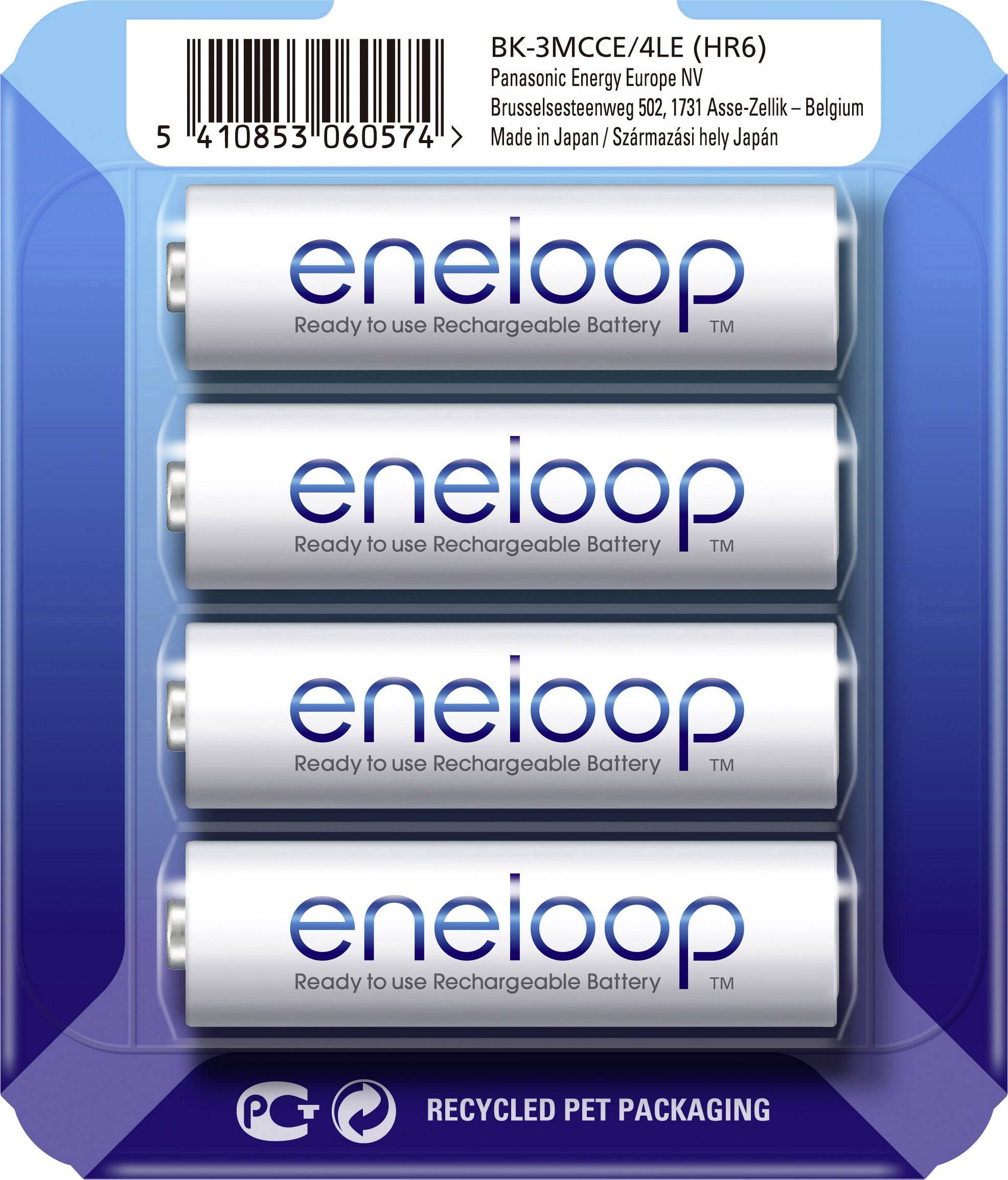 Pile Rechargeable Lr6 Aa Nimh Panasonic Eneloop Hr06 Storage 1900 Mah