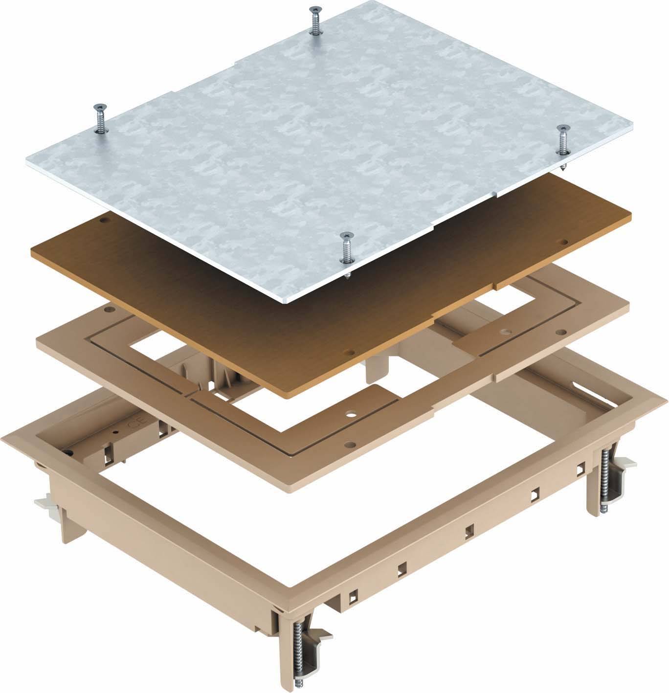 OBO Bettermann ZES6-2 U10T 1019 Trappe d'inspection - Conrad Electronic ...