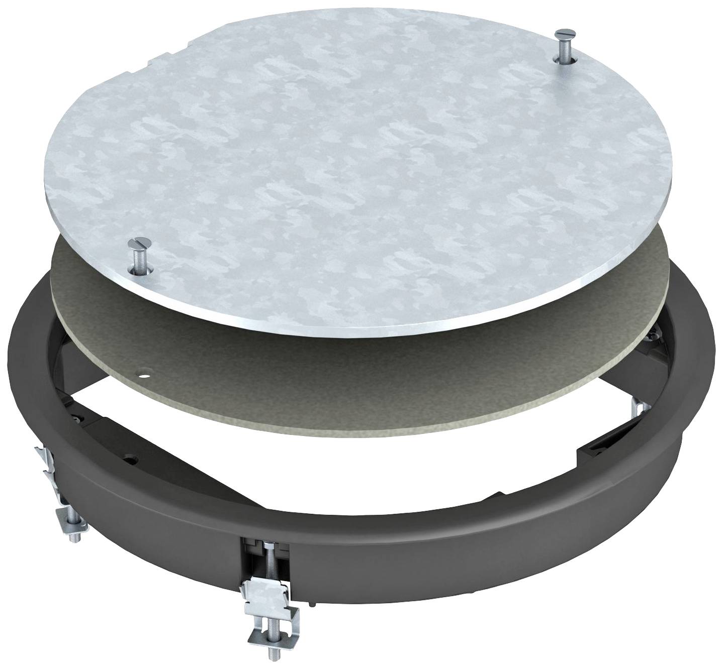 OBO Bettermann ZESR4 U 9011 Trappe d'inspection - Conrad Electronic France