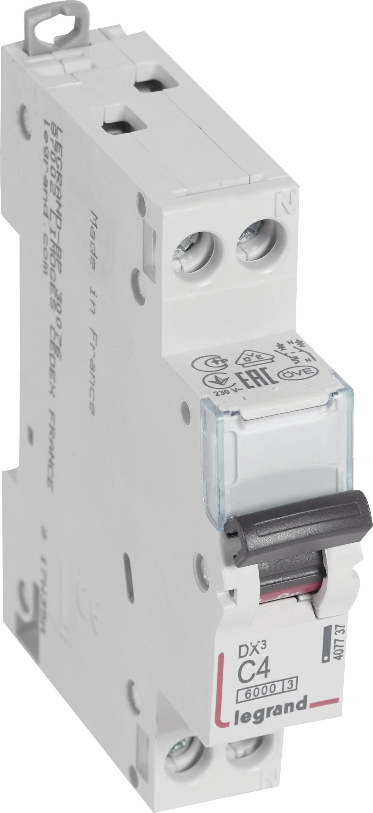 Legrand 407737 Legrand 407737 Disjoncteur 4 A 230 V/AC - Conrad ...