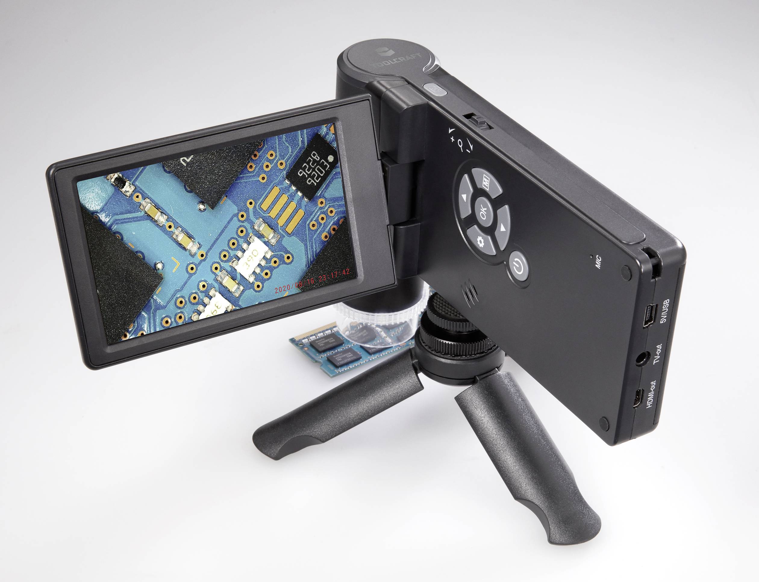 Caméra pour microscope TOOLCRAFT avec moniteur 12 Mill. pixel 300 x ...