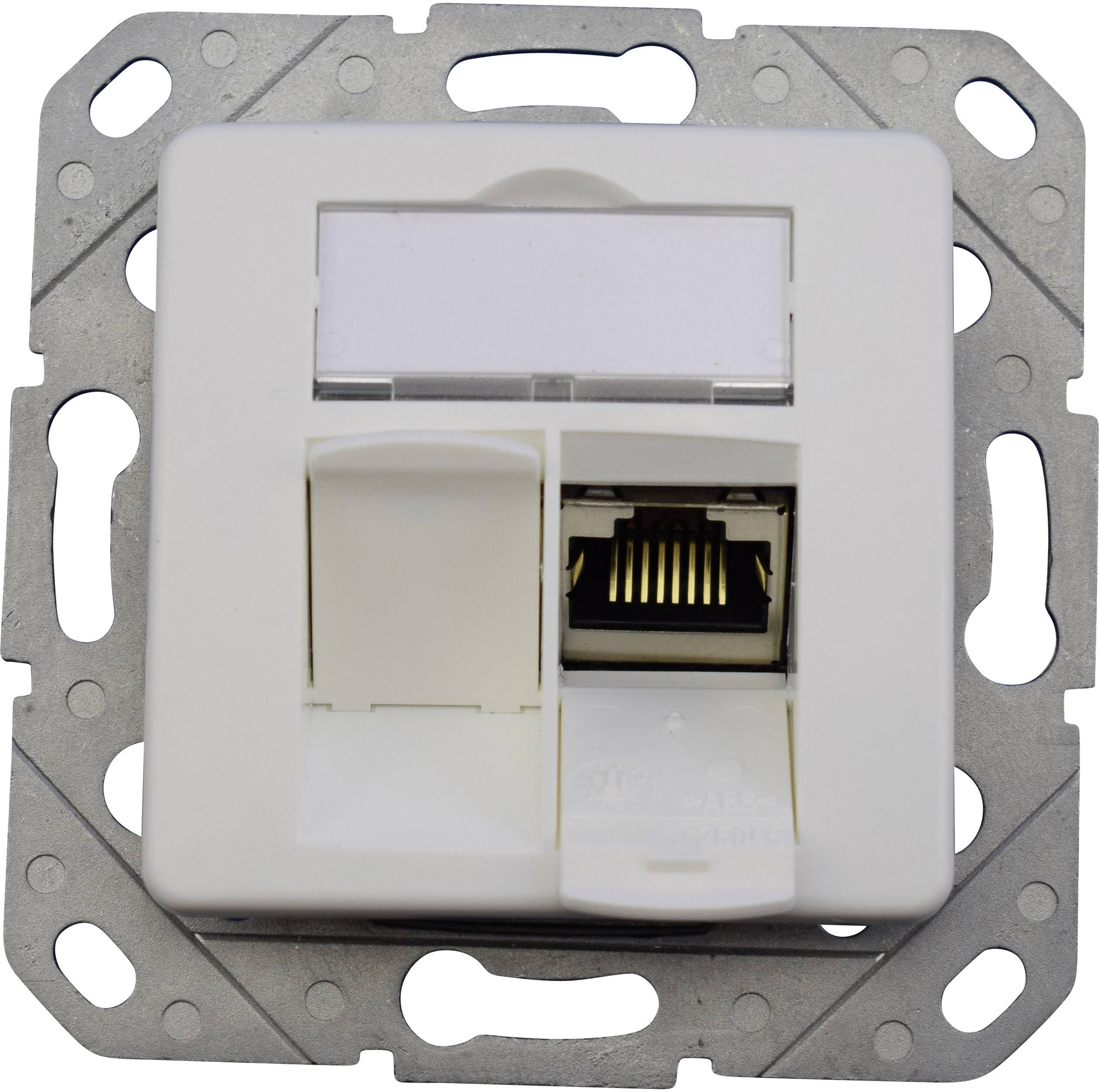 Prise réseau encastré KOMOS KDD 500 0.1602-21BG CAT 6a 1 pc(s) | Conrad.fr