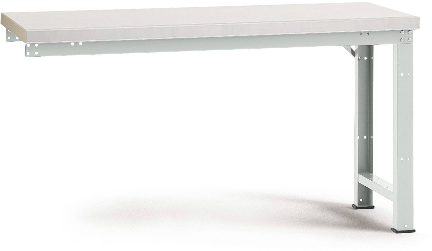 Manuflex WP4036.7035 ETABLI PROFI Standard avec plaque en tôle, L x P x H = 2000 x 700 x 840 mm ...