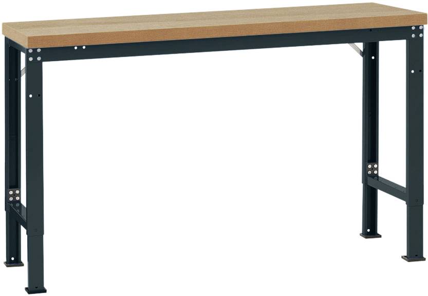 Manuflex WP6015.7016 Établi de base PROFI spécial avec plaque de multiplexage, L x P x H = 1500 ...