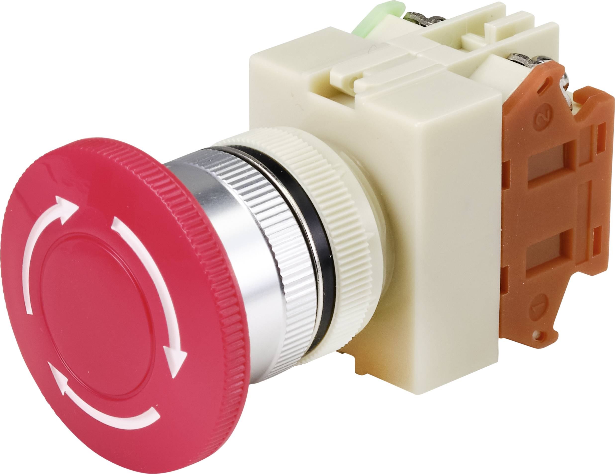 TRU COMPONENTS Y090 Arrêt d'urgence 5 A 1 NF (R) IP40 1 pc(s) - Conrad ...