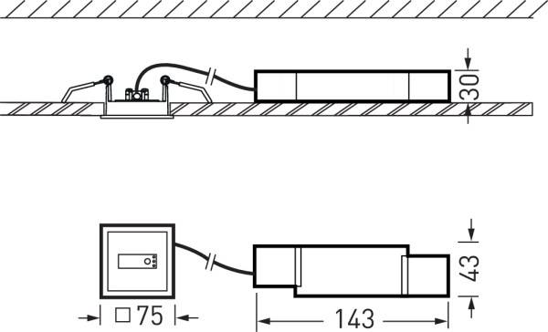 Trilux Capteur LiveLink Sensor CO2 UP Q 01 - Conrad Electronic France