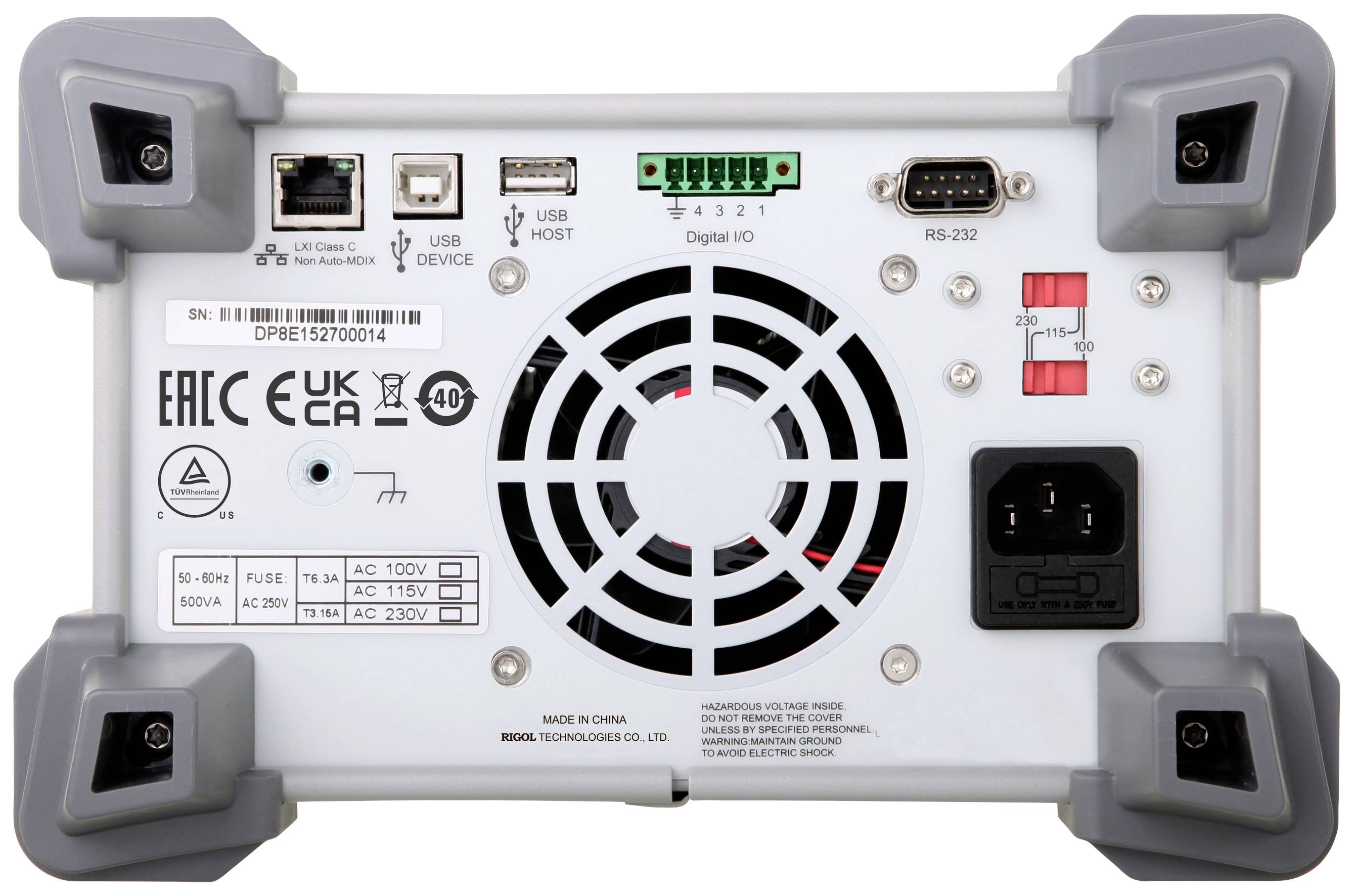 Alimentation de laboratoire réglable Rigol DP822 0 - 20 V/DC 0 - 5 A ...