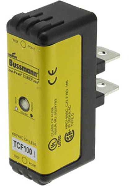 Eaton TCF100 Cartouche-fusible monophasé 1 pôle 100 A 600 V 6 pc(s ...