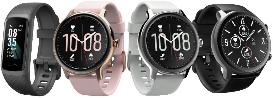 Hama Fit Watch 4910 Montre connectée rose - Conrad Electronic France