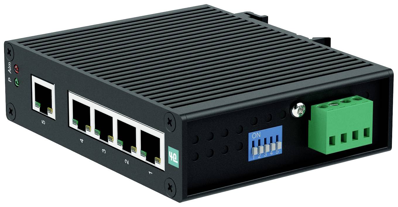 Commutateur Ethernet industriel Pepperl+Fuchs ICRL-U-5RJ45-DIN 100 MBit ...