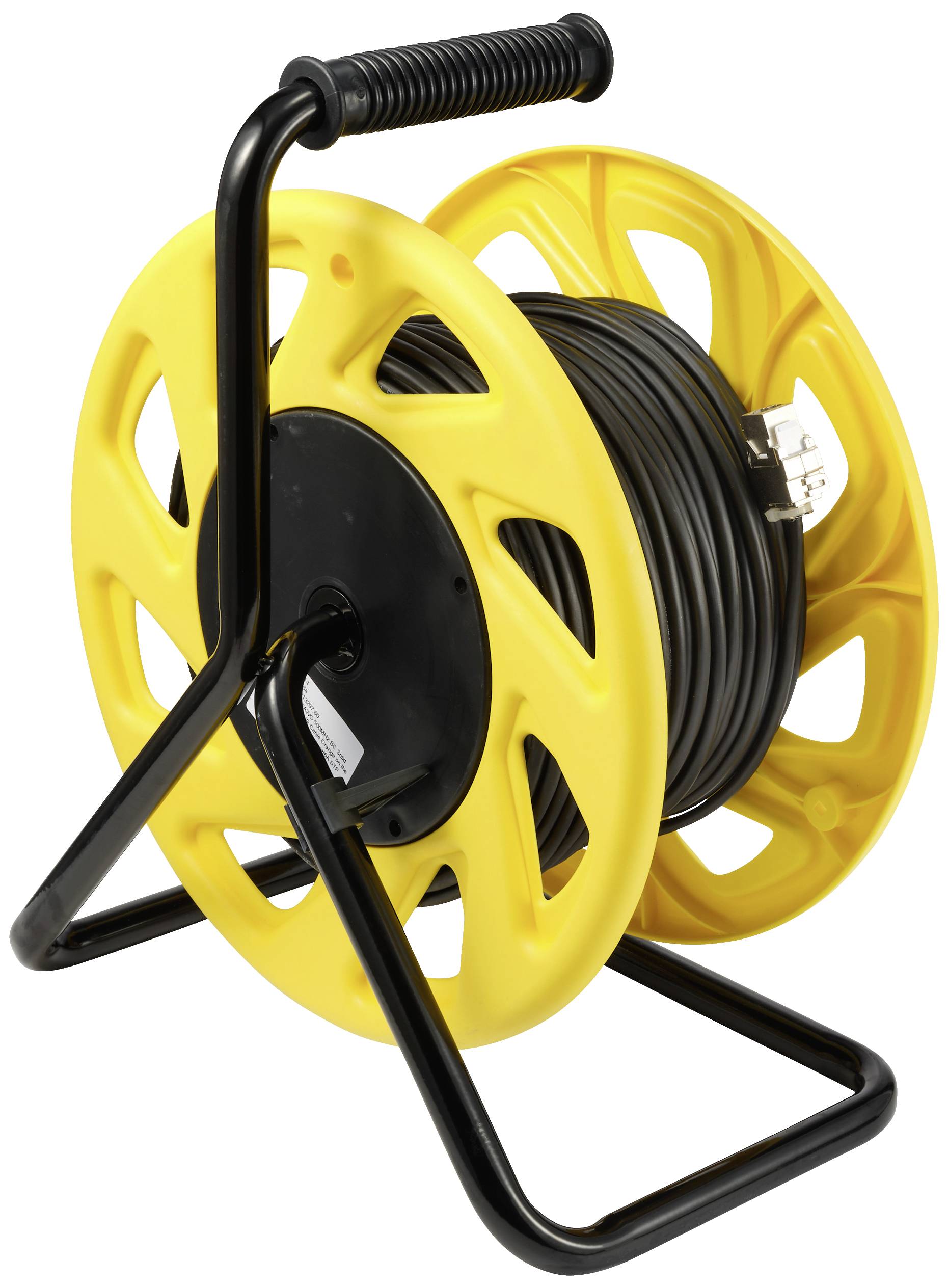 Renkforce RJ45 réseau informatique Enrouleur de câble CAT 6a S/FTP 60 m ...