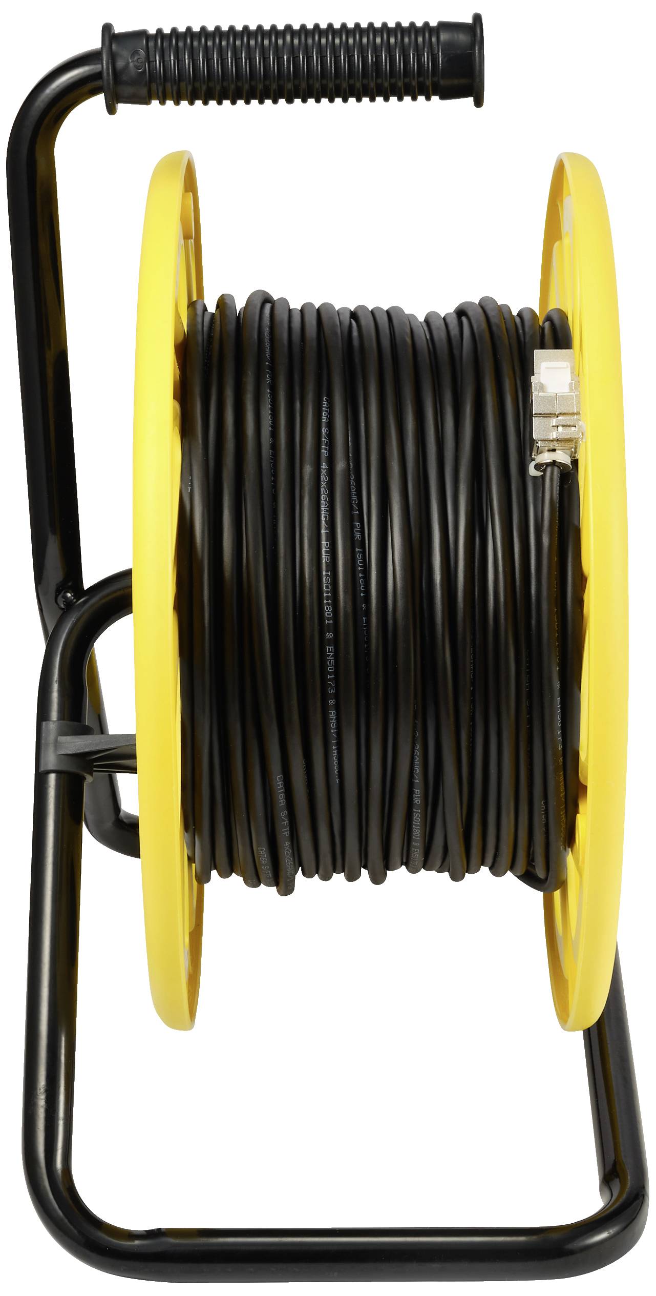 Renkforce RJ45 réseau informatique Enrouleur de câble CAT 6a S/FTP 60 m ...