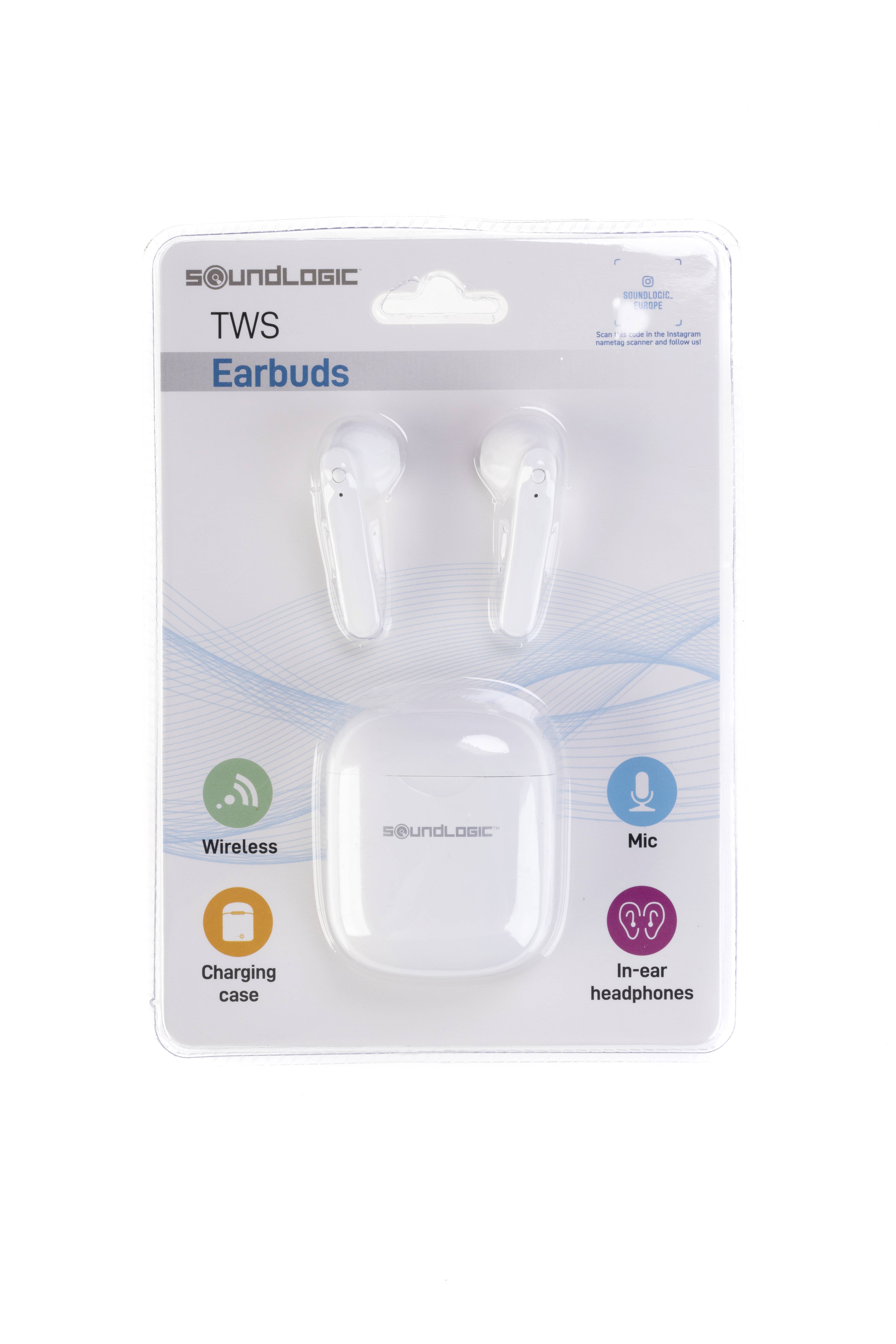Soundlogic TWS Earbuds Écouteurs intra-auriculaires Bluetooth blanc ...