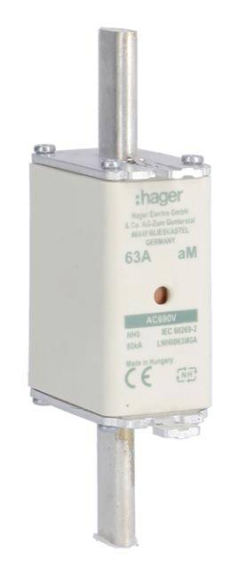 Hager LNH0063M6A Fusible NH 63 A 3 pc(s) - Conrad Electronic France