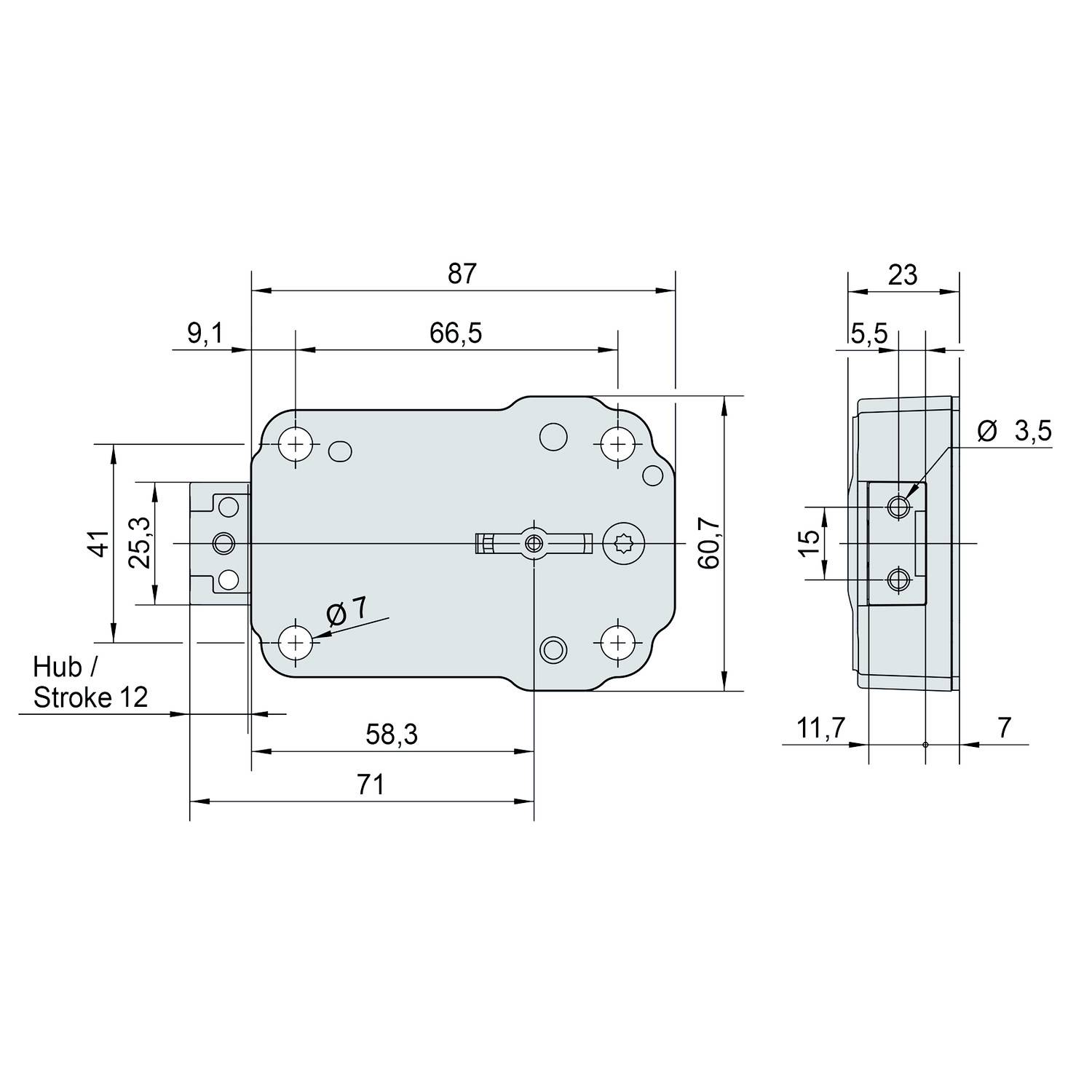 Wittkopp 4310-0023 Optima 2648 Serrure de coffre-fort avec serrure à ...