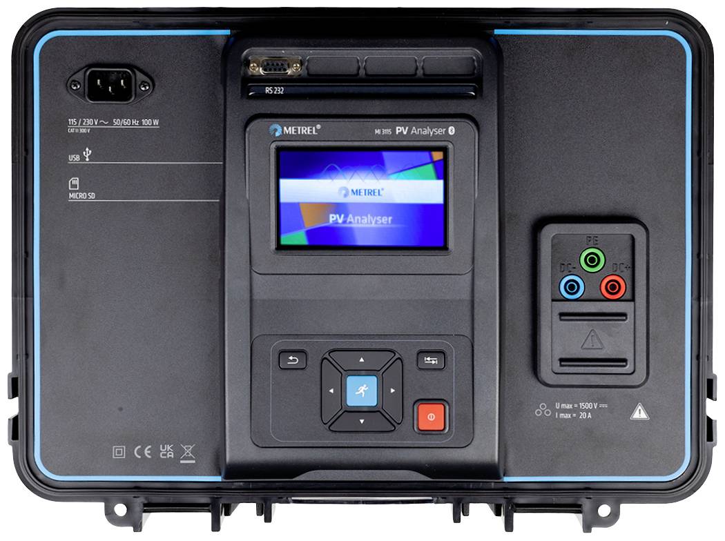 Metrel MI 3115 ST Analyseur de réseau - Conrad Electronic France