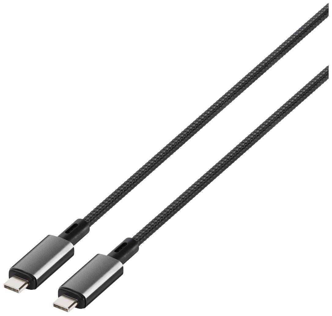 Vivanco Câble USB-C USB4™ USB-C® noir 64014 - Conrad Electronic France