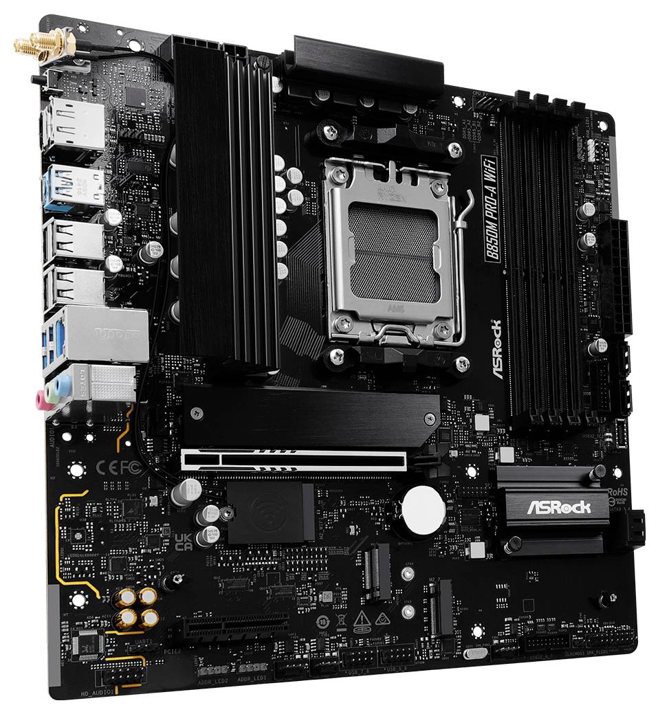 ASRock B850M Pro-A Carte mère Socket (PC) AMD® AM5 Facteur de forme ...