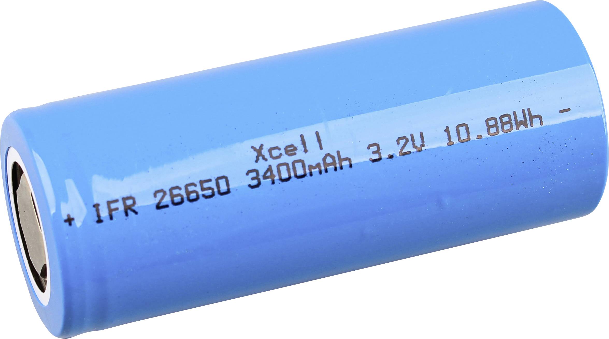 XCell Pile rechargeable spéciale 26650 Li-Ion 3.2 V 3400 mAh 1 pc(s ...