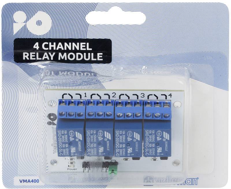 Module Relais Velleman Vma400 Convient Pour Cartes Arduino Arduino Arduino Uno Fayaduino