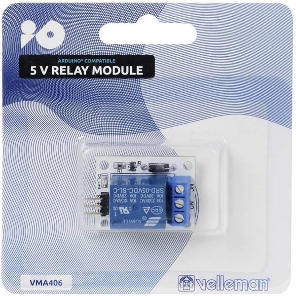 Module Relais Velleman Vma406 Convient Pour Cartes Arduino Arduino Arduino Uno Fayaduino