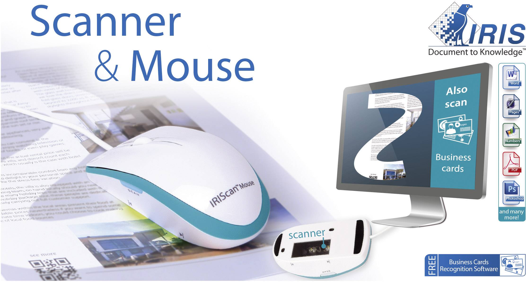 Scanner-souris A3 IRIS by Canon IRIScan™ Mouse Executive 2 | Conrad.fr