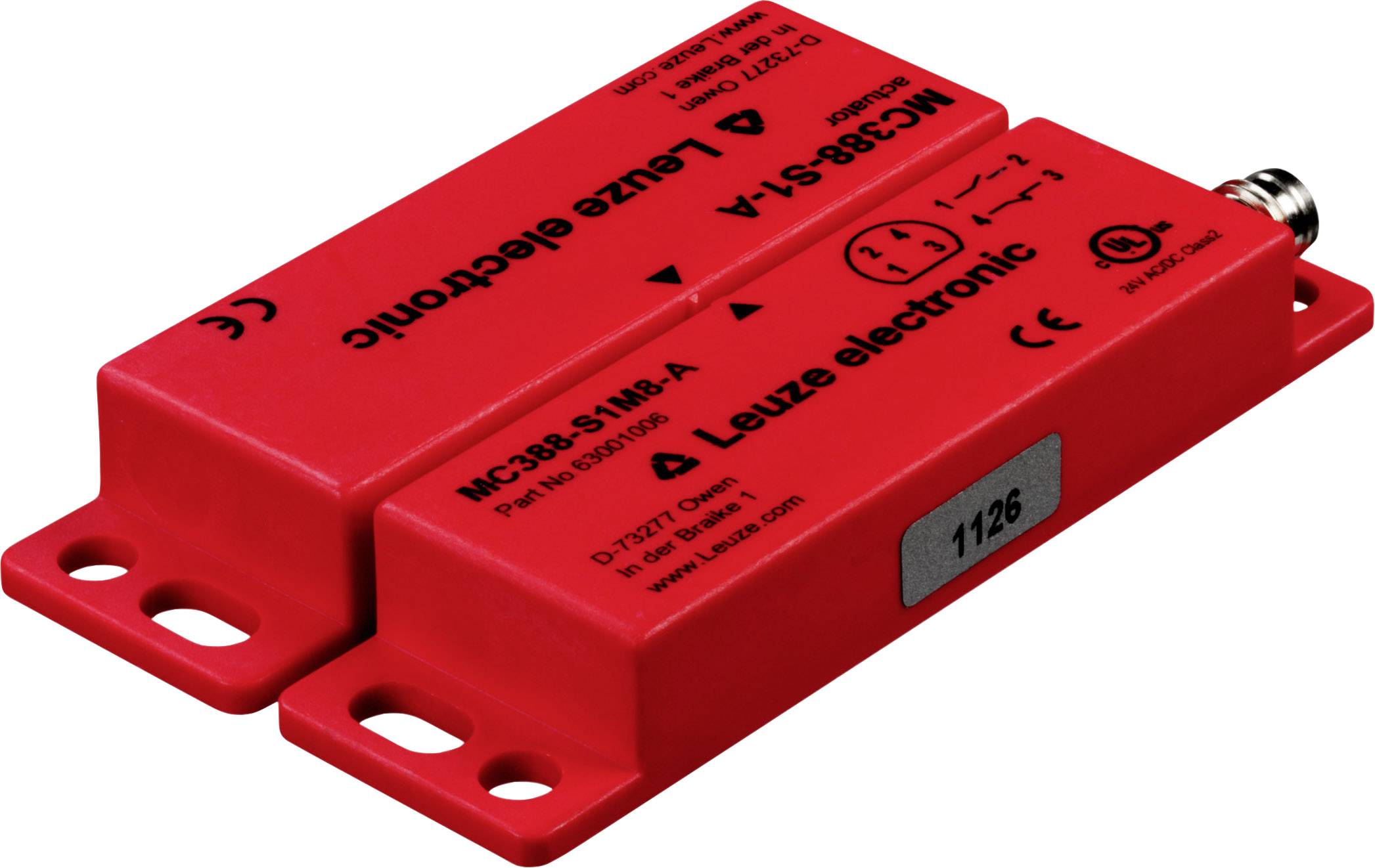 Capteur à codage magnétique MC388 Leuze Electronic MC388-S1M8-A ...