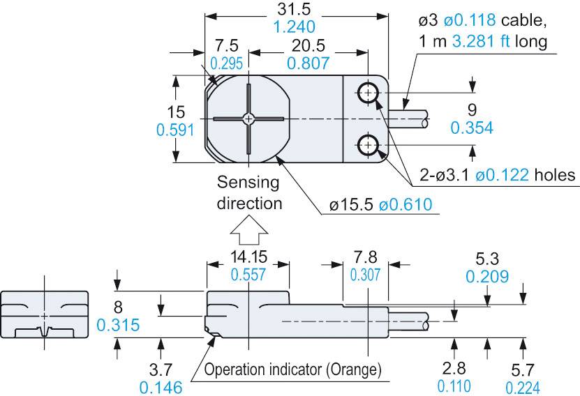 Détecteur de proximité inductif Panasonic GX-F15A NPN 1 pc(s) - Conrad ...