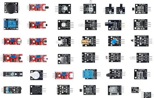 Kit de capteurs 37 en 1 kit de capteurs pour Arduino™. Adapté pour ...