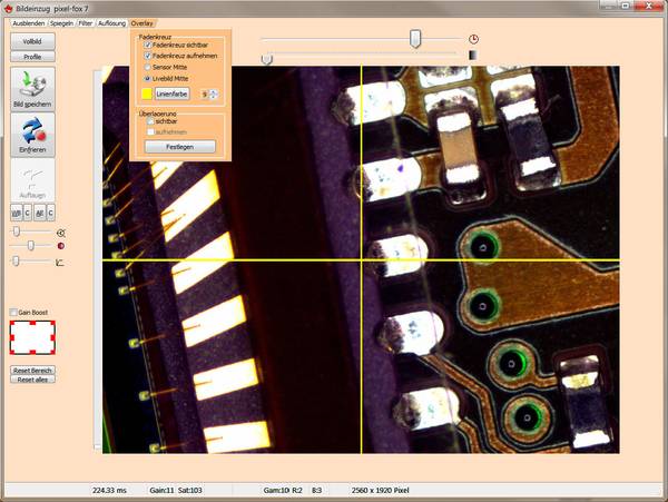Logiciel Pixels Fox® De Traitement Dimage Pour La Prise De Vue Le Mesurage Lenregistrement