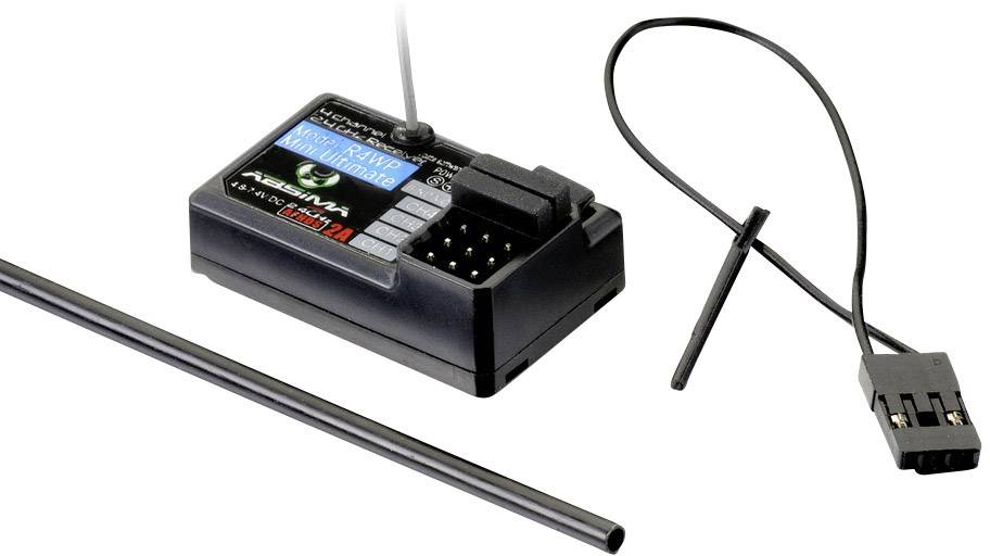 Récepteur 4 canaux Absima R4WP Mini Ultimate Système de connecteur JR ...