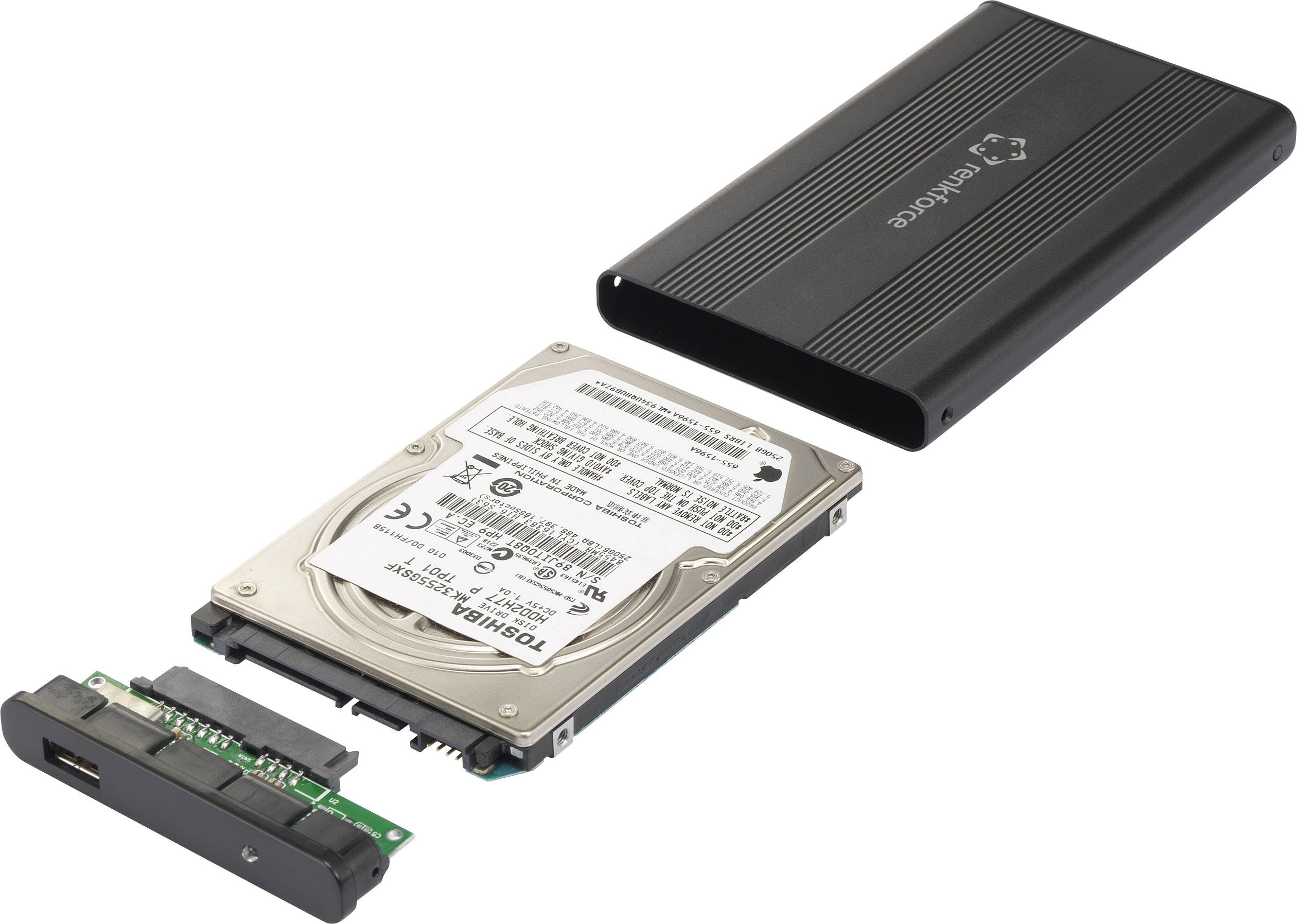 Boîtier pour disque dur SATA 2.5 pouces Renkforce R | Conrad.fr