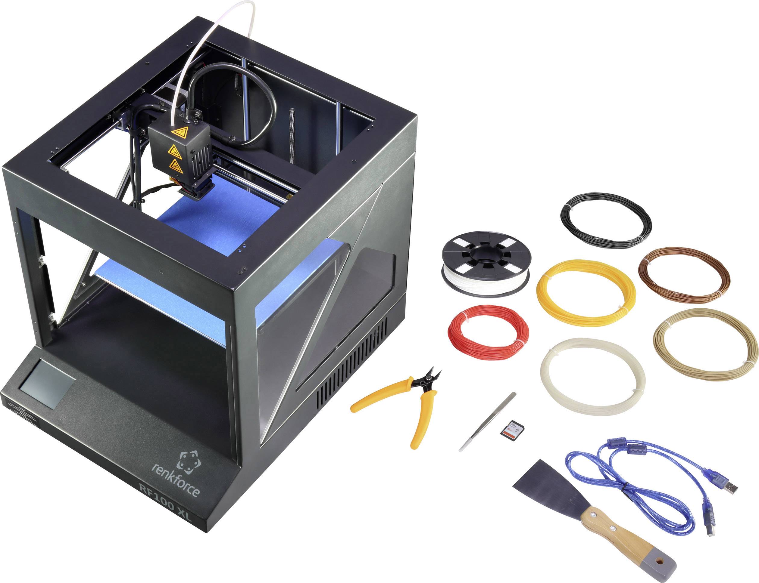 Renkforce RF100 XL Plus Imprimante 3D avec filament, Banc d'impression ...